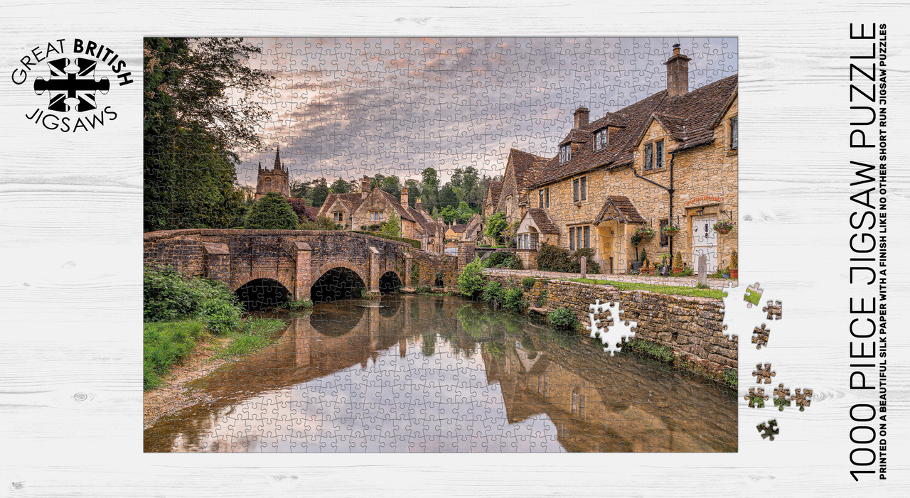 Castle Combe 1000 Piece Jigsaw Puzzles GB Jigsaws castle-combe-1000-piece-jigsaw-puzzles-gb-jigsaws